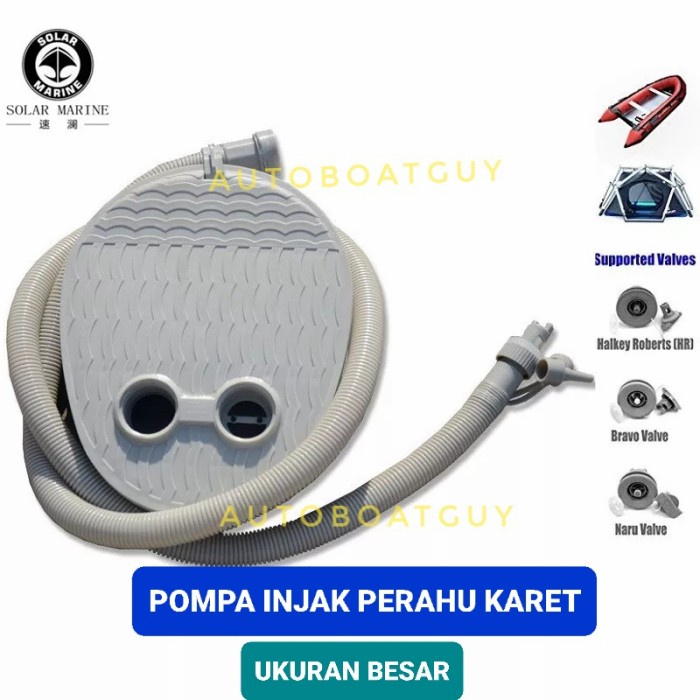 Jual Pompa Injak Kaki / Foot Pump Perahu Karet / Rubber Boat High ...