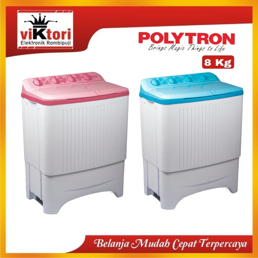 Jual MESIN CUCI POLYTRON PWM8073 / MESIN CUCI POLYTRON 8 KG / MESIN ...