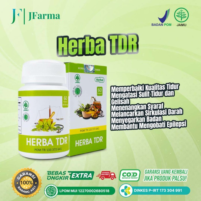 Jual Herbal Penenang BPOM Obat Tidur Nyenyak Obat Insomnia Tradisional ...