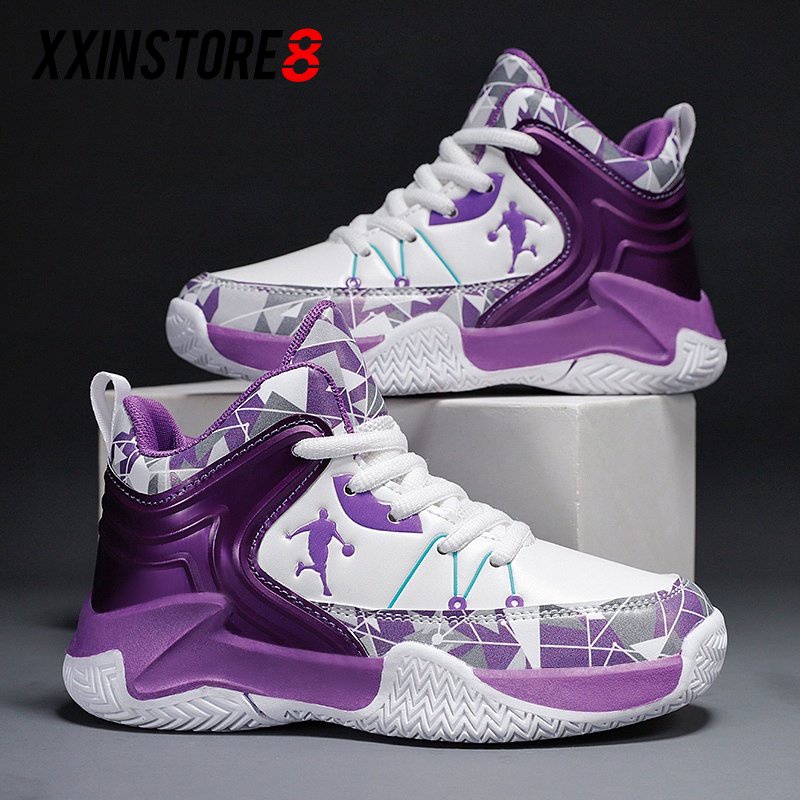 Jual Sepatu Lembut Olahraga Basketball Atasan Anak-anak laki laki high ...