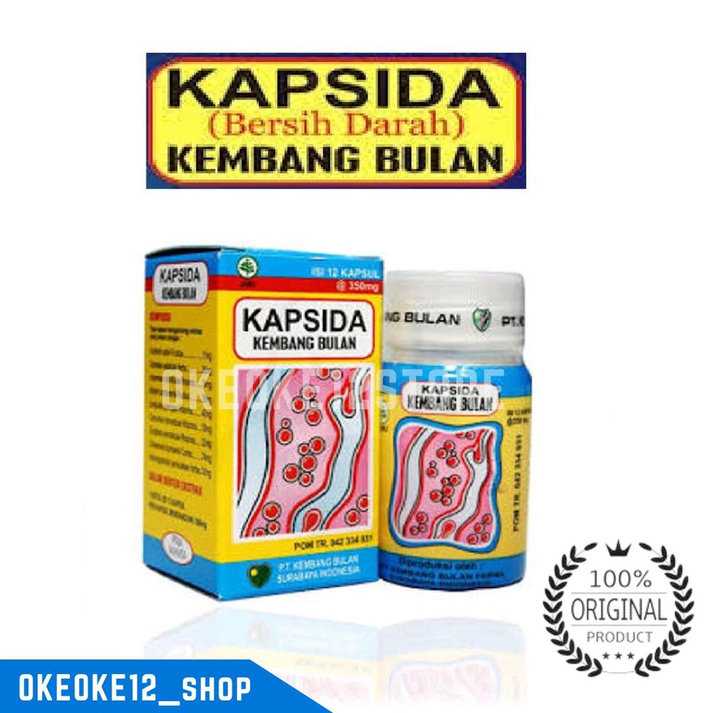 Jual KAPSIDA kembang bulan isi 12kapsul (ed 2026) | Shopee Indonesia