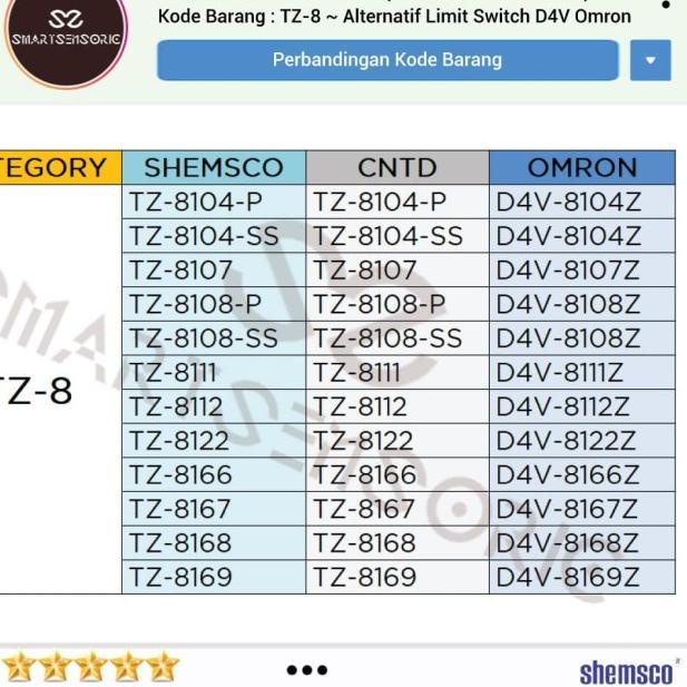 Jual TZ-8111 Limit Switch Metal Cylinder TZ-8 Shemsco Limit Sensor | Shopee Indonesia