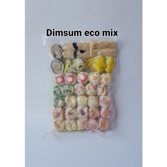 Jual DIMSUM KUKUS AYAM ECO MIX FROZEN / halal thoyib sumei / siomay dim ...