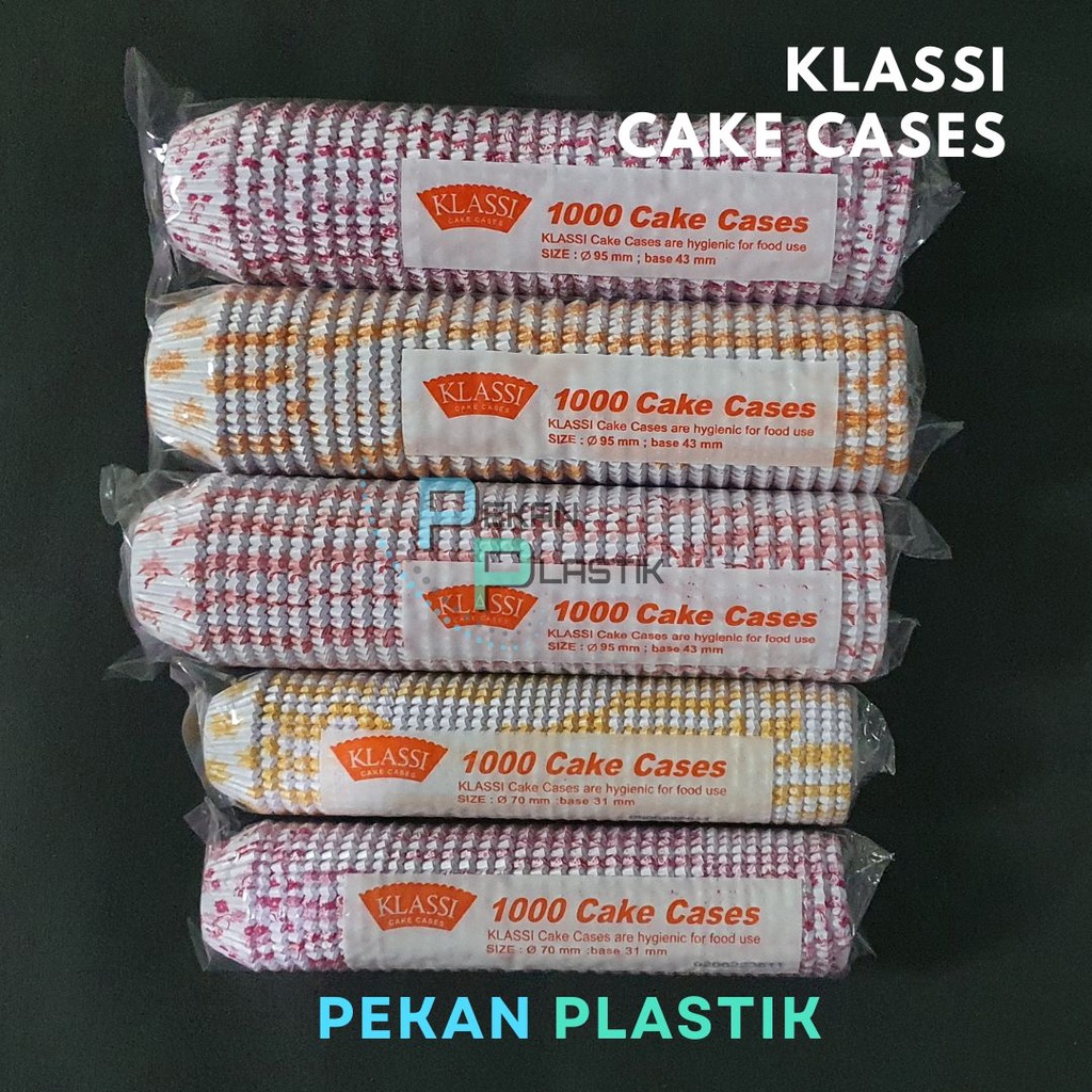 Jual Cake Cases KLASSI Cup Kertas Warna 7Cm | Shopee Indonesia