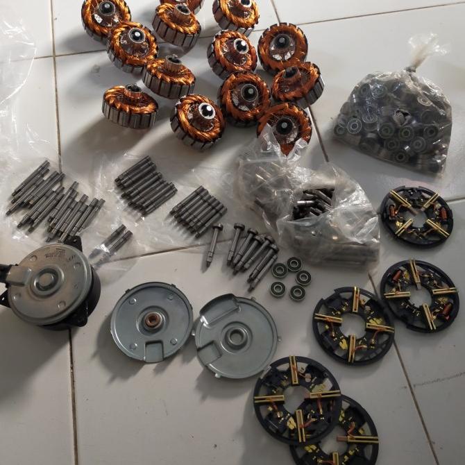 Jual As Besi Rotor Carbon Brush Arang Motor Fan Dinamo Kipas Radiator ...