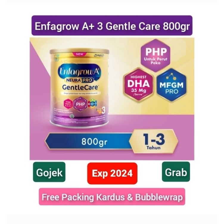 Jual Enfagrow A+ 3 Gentle Care 350gr 800gr / Enfagrow A+ 3 susu formula ...