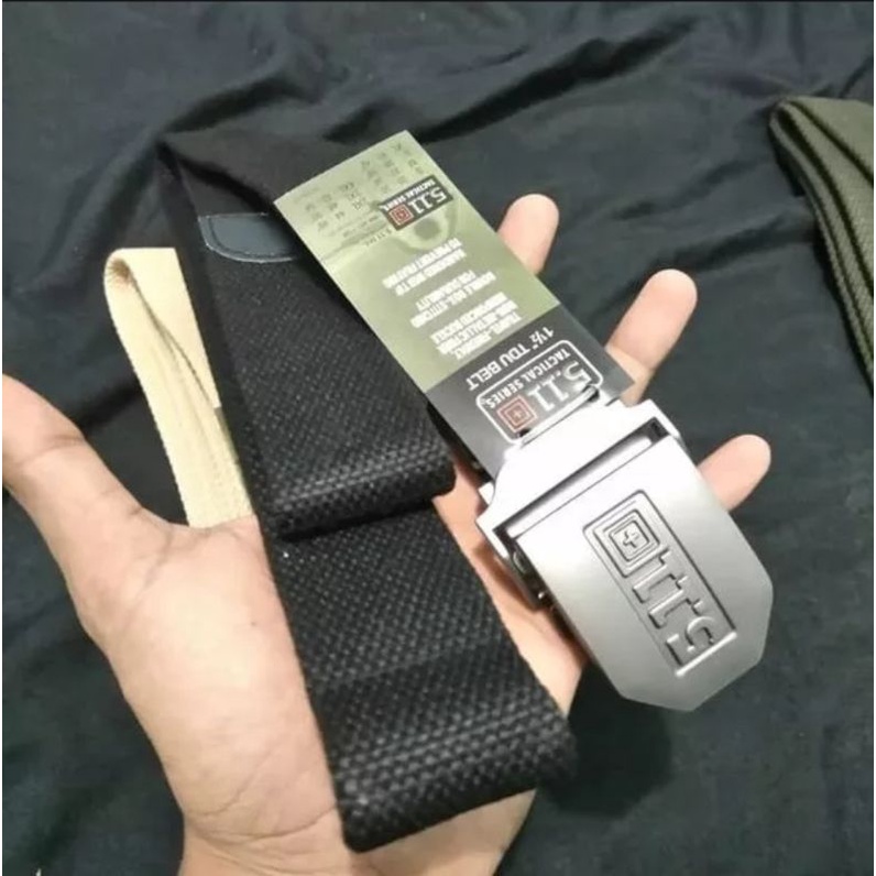 Jual Ikat Pinggang Gesper Pria 511 Webbing - Tactical Belt Solid Kepala Besi Anti Karat | Shopee ...