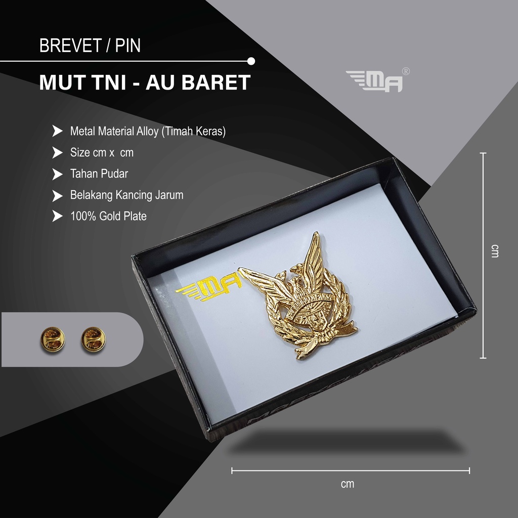 Jual PIN MUT TNI - AU BARET PREMIUM EXCLUSIVE | Shopee Indonesia