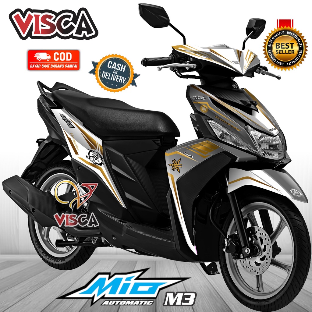Jual Decal Mio M3 125 Full Body Stiker Mio M3 125 Full Body Striping ...