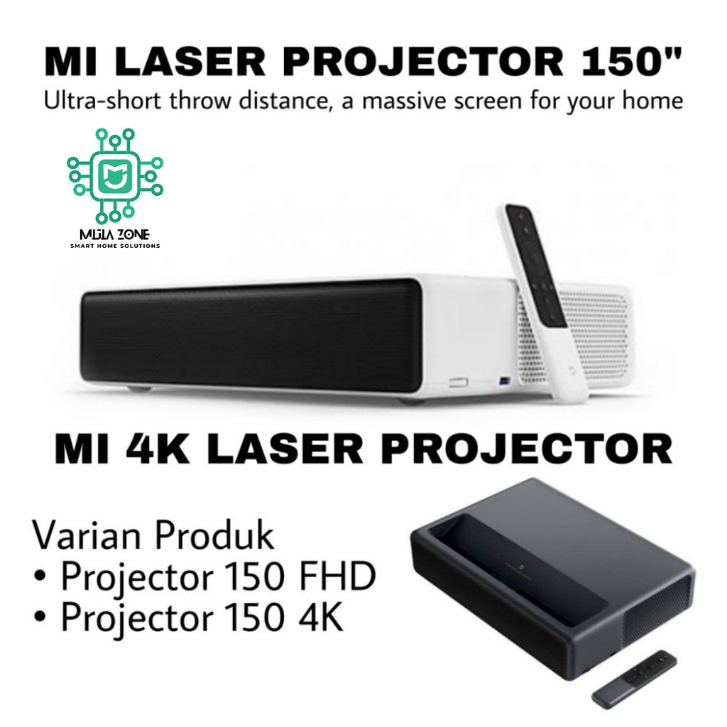 Jual Xiaomi Mi 4K Laser Projector 150 FHD Smart Projector Google ...