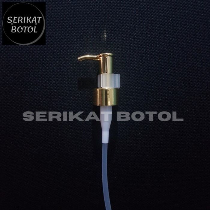Jual TUTUP PUMP CLIP OIL GOLD LOCK LUXURY SILVER 100ML NECK 24 PUMPLOCK OIL - Gold | Shopee ...