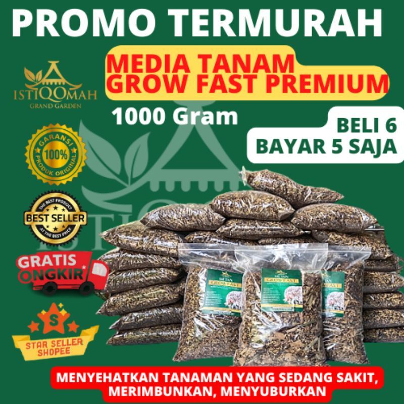 Jual MEDIA TANAM ORGANIK FERMENTASI SIAP PAKAI, METAN GROW FAST PREMIUM ...