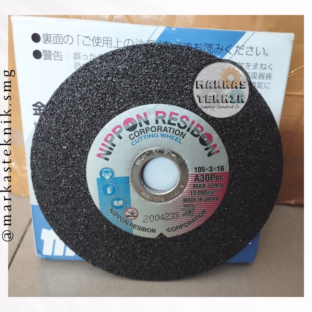 Jual NIPPON RESIBON Batu Gerinda Potong 4" x 3 MM (105x3x16MM) | Shopee ...