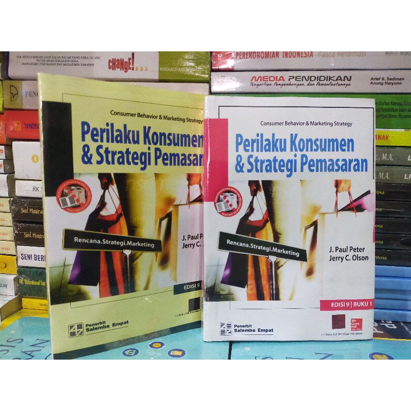 Jual Buku PERILAKU KONSUMEN & STRATEGI PEMASARAN BUKU 1 DAN 2 EDISI 9 - J. Paul Peter/Jerry C ...