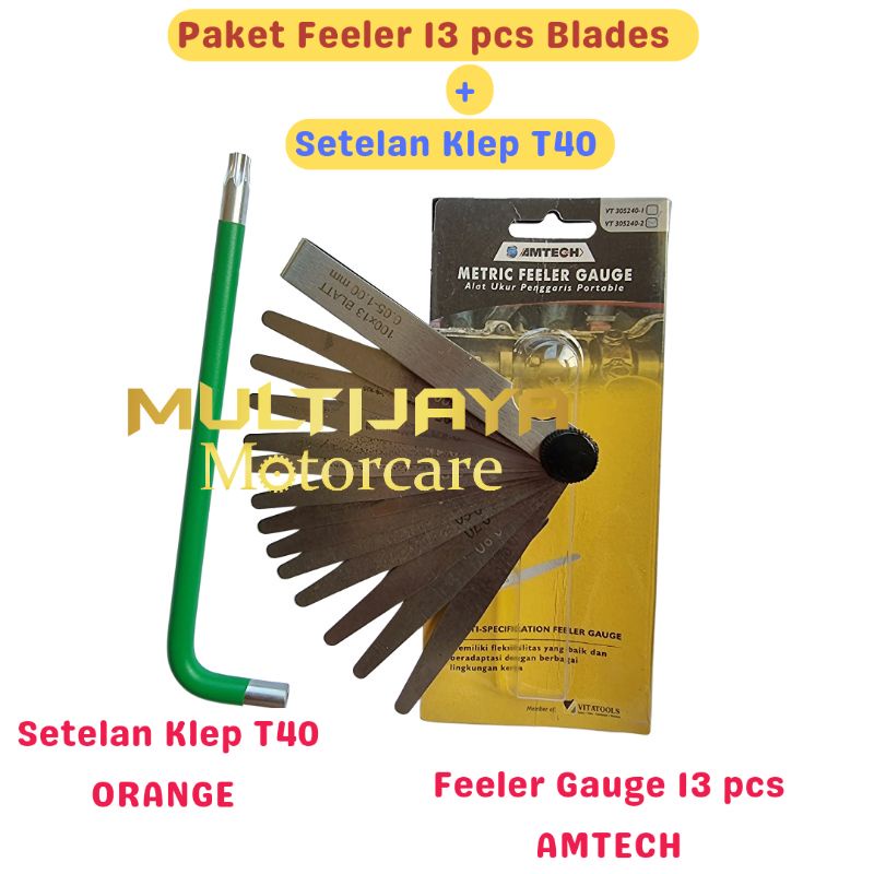 Jual Feeler Gauge 13 pcs Tekiro Puller Tekiro Fuller Tekiro | Shopee ...