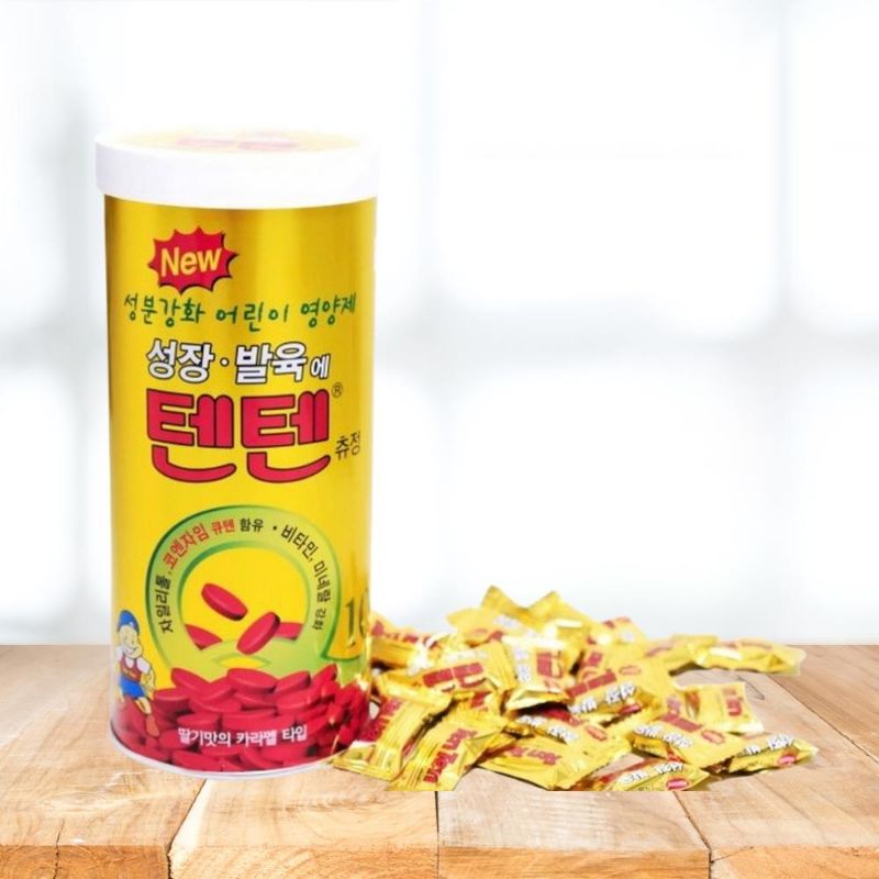 Jual Tenten Ten Ten Chewable Tablet Vitamin Peninggi Badan 100% ...