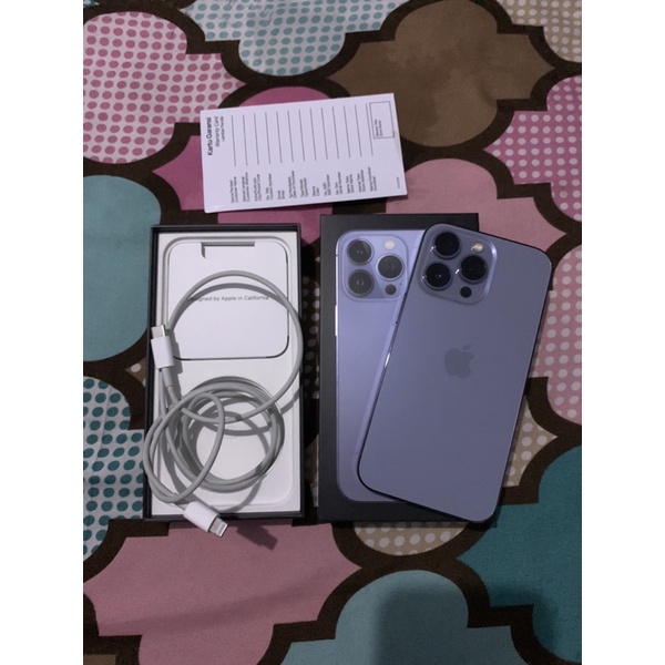 Jual iphone 13 pro 256gb sierra blue digimap | Shopee Indonesia