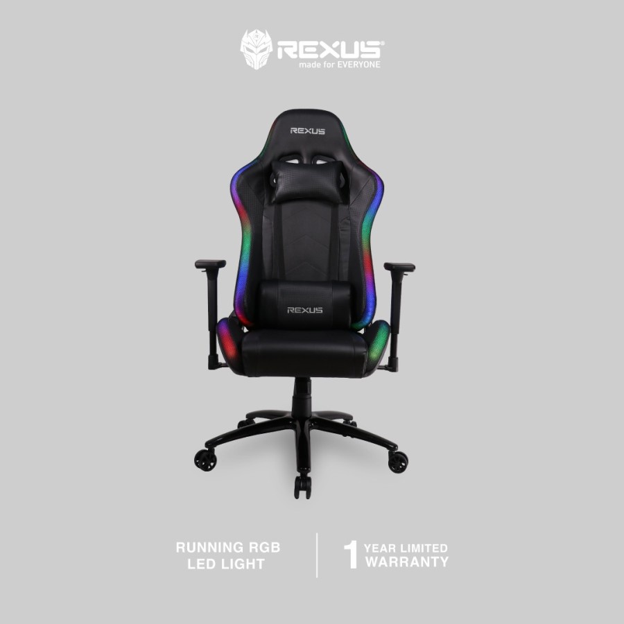Jual Rexus RGC 103 RGB Gaming Chair Kursi Bangku Game for Gamer ...