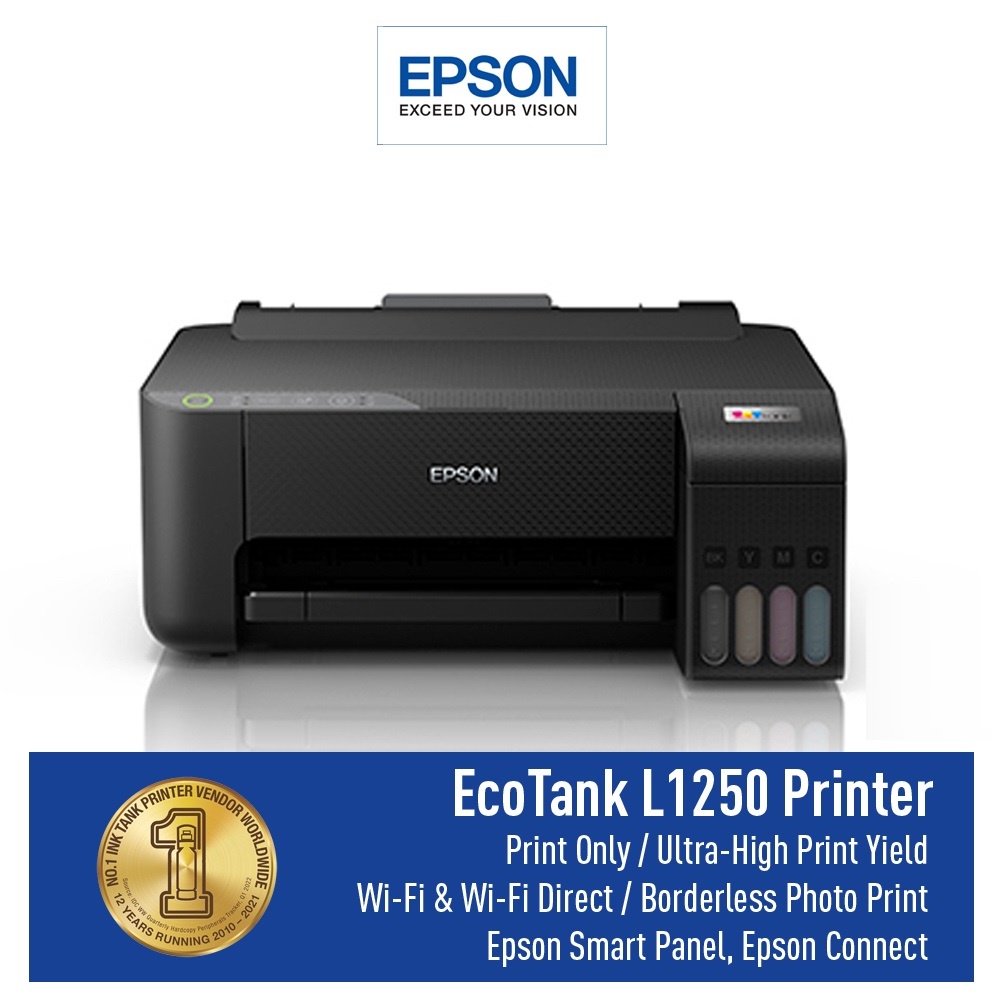 Jual Printer Epson L1250 Print Only Wifi Garansi Resmi | Shopee Indonesia
