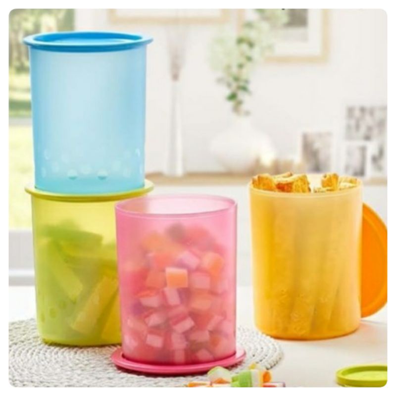Jual Deco Canister Tupperware 1.2L (1psc) | Shopee Indonesia