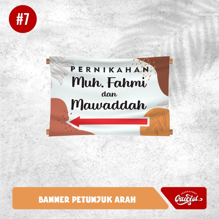 Jual Banner Petunjuk Arah Pernikahan / Hajatan / Khitanan | Shopee Indonesia