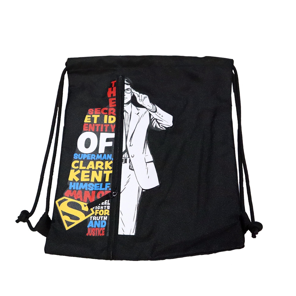 Jual DC Comics Official Gymbag Superman Clark Kent Tas Olahraga DAB-007 ...