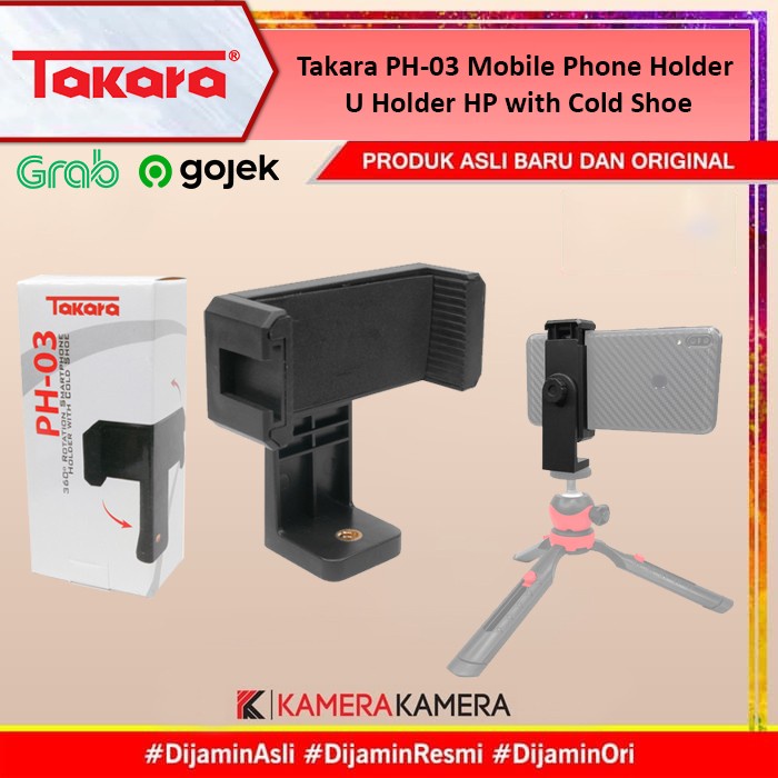 Jual Takara Ph-03 Holder U 360 Rotatable Mobile Phone Holder | Shopee Indonesia