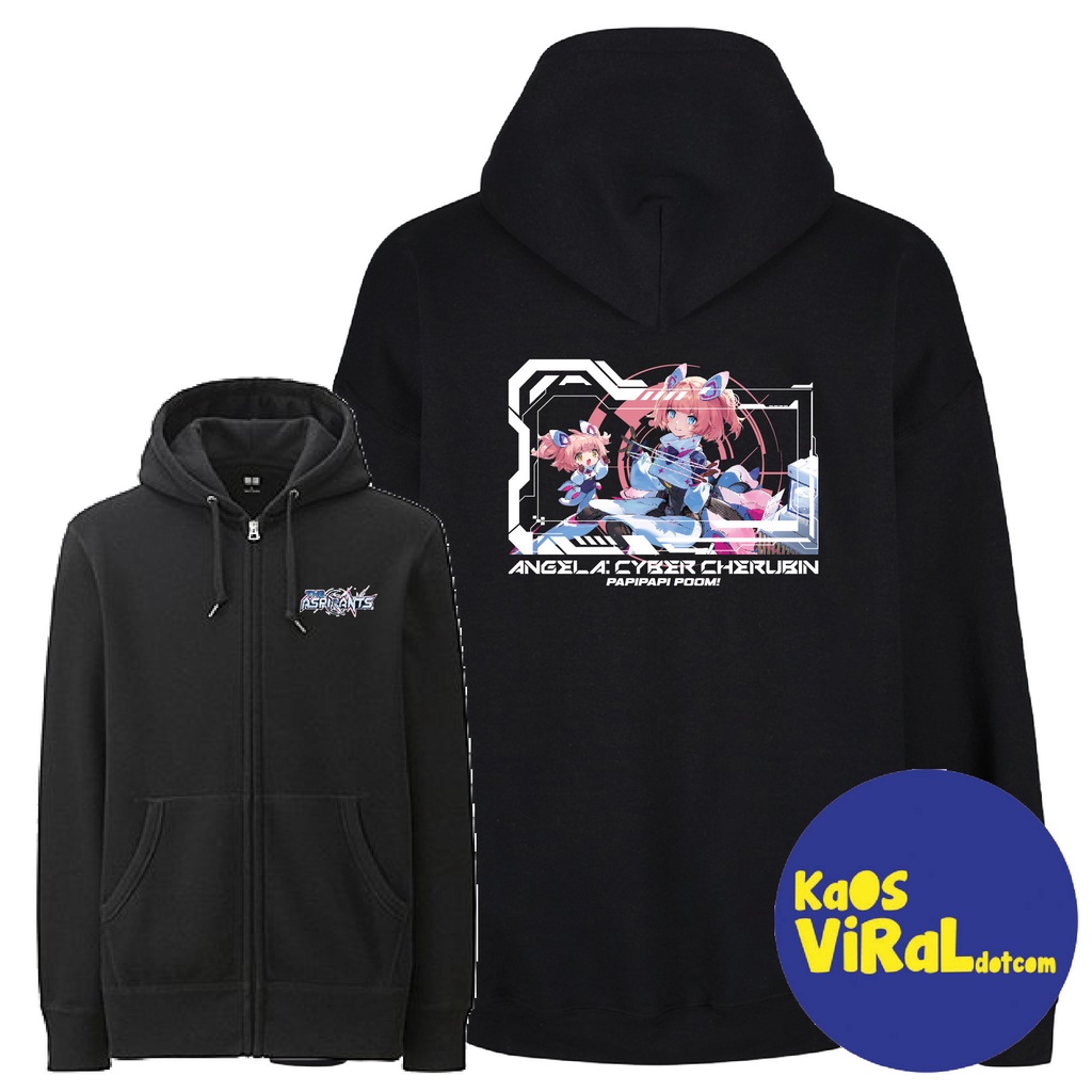 Jual JACKET HOODIE ZIPPER MLBB THE ASPIRANT FANNY LAYLA RUBY ANGELA ...