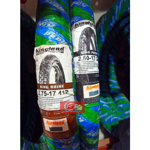 Jual ban motor kingland 250-17 & 275-17 ban bebek king rhino ban r17 ban revo ban honda yamaha ...