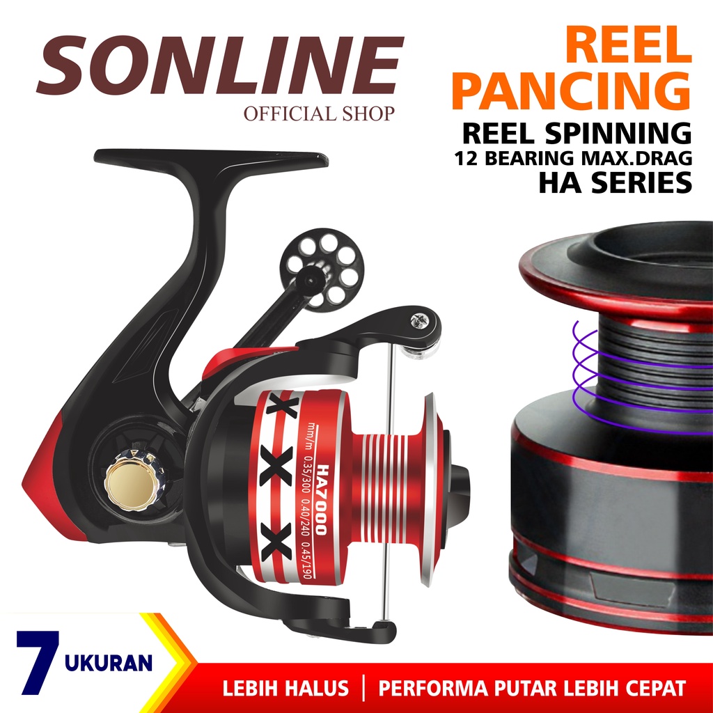 Jual SONLINE Reel Pancing Rell Rill Pancing Katrol Kerekan Pancing ...