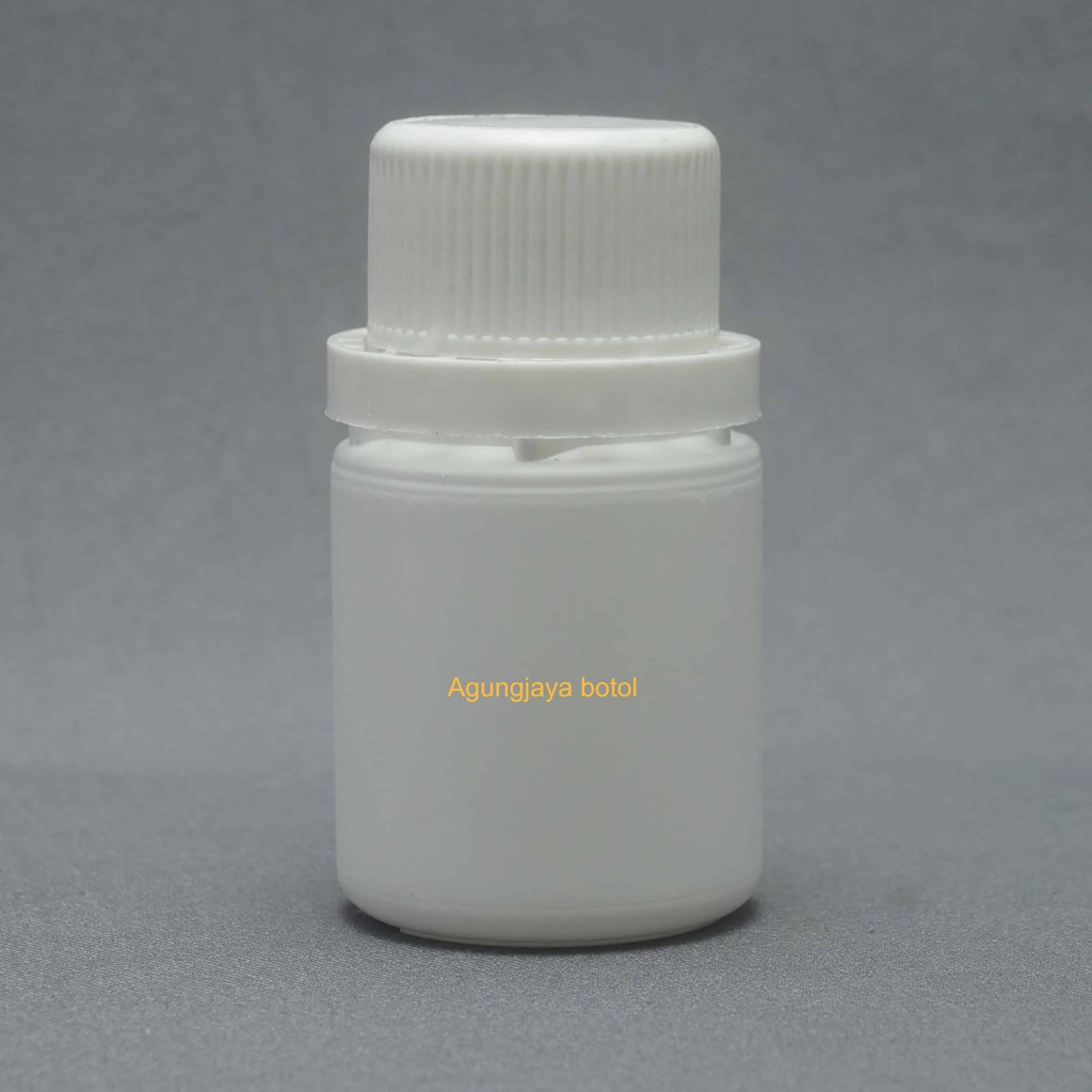 Jual Botol Tablet Kpu 50 Ml Putih Hdpe Set I / Botol Obat / Botol ...