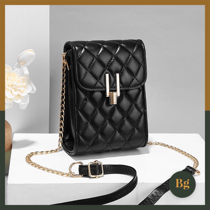 Jual Tas Dompet Hp Selempang Wanita - Tas Hp Rantai - Dompet Handphone Wanita BN051 | Shopee ...