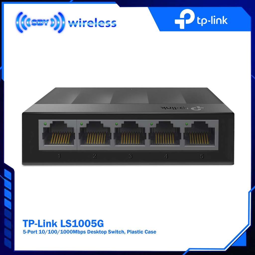 Jual TP-LINK LS1005G 5-Port Gigabit Desktop Switch TPLINK 10/100 ...