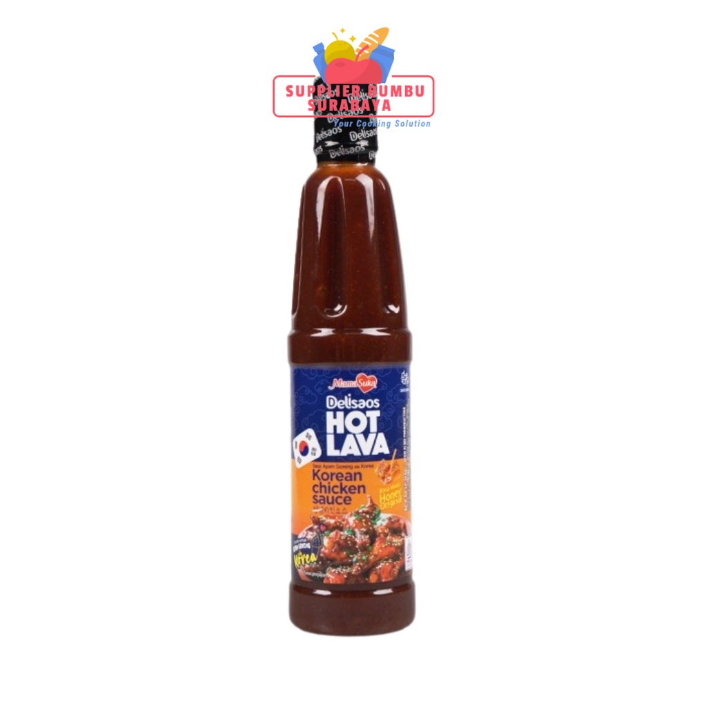 Jual MamaSuka Delisaos Hot Lava Korean Chicken Sauce Original Spicy ...