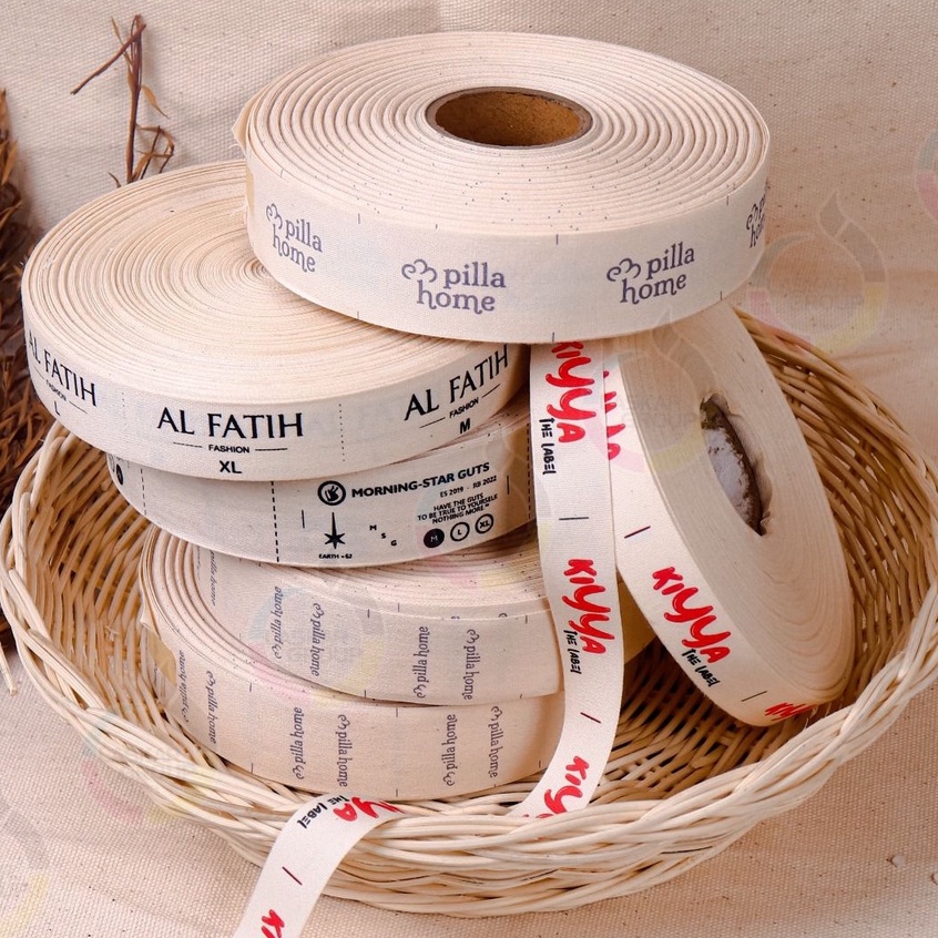 Jual label piterban label cotton label baju label hijab label tas label ...