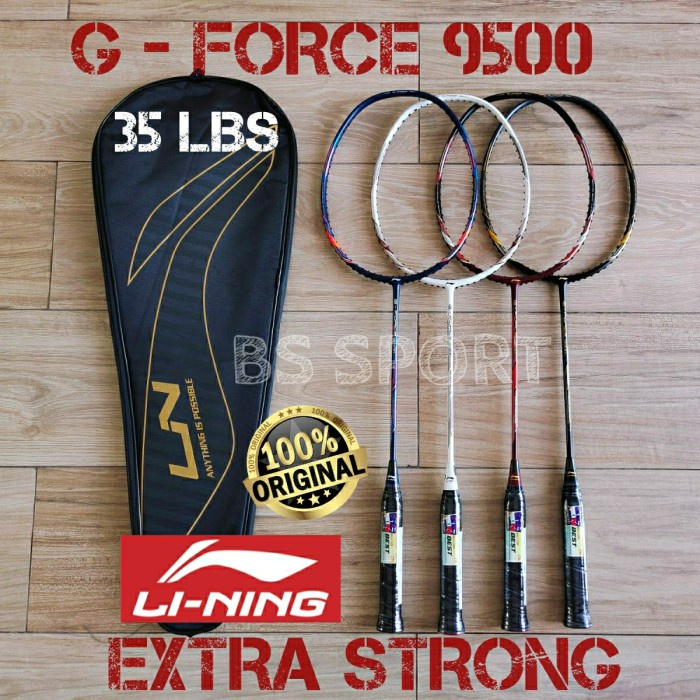 Jual RAKET BADMINTON LINING G-FORCE 9500 G FORCE 9500 EXTRA STRONG ...