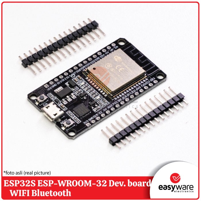 Jual ESP32 ESP32S ESP-WROOM-32 WIFI Bluetooth Development Board Unsoldered SASLUN | Shopee Indonesia