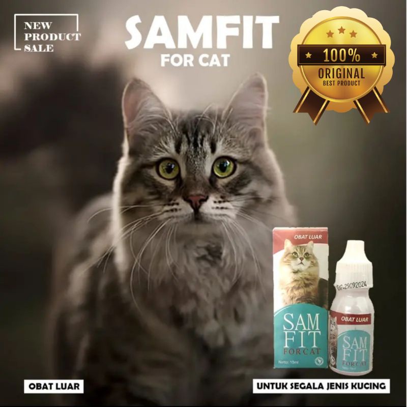 Jual Samfit For Cat / Obat Kucing, Luka Borok, Abses, Luka bolong ...