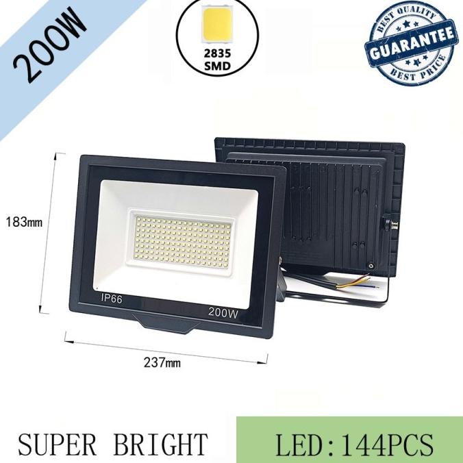 Jual LAMPU SOROT LED 200W / LAMPU TEMBAK LED 200 WATT / LAMPU OUTDOOR LED | Shopee Indonesia