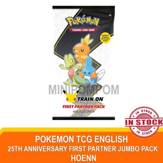 Jual Pokemon TCG 25th Anniversary - Oversize First Partner Pack - Hoenn ...