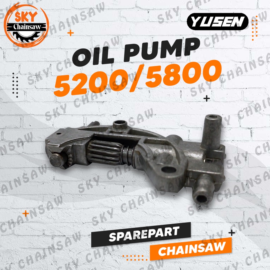 Jual Pompa Oli Mesin Oil Pump Chainsaw 5200 5800 Senso Sinso perpcs ...