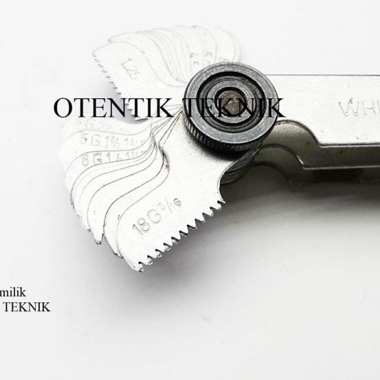 Jual MALDRAT - PENGUKUR ULIR DRAT - SCREW PITCH - PITCH GAUGE | Shopee ...