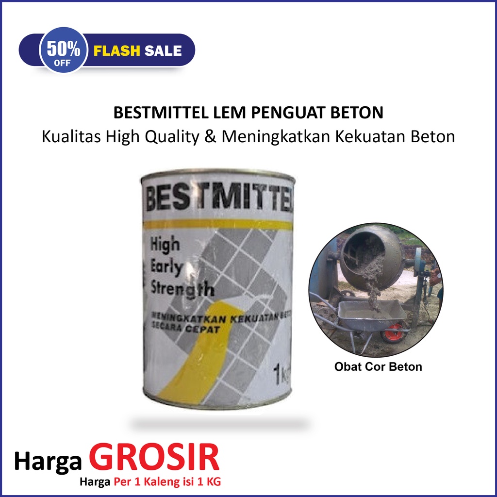 Jual BESTMITEL OBAT COR PENGERAS BETON BESMITEL BESTMITEL LEM CAIRAN ...