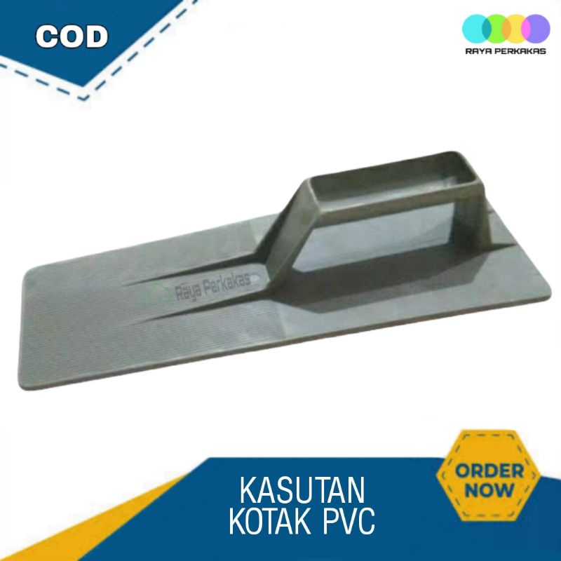 Jual Raskam Kasutan Trowel Cetok PVC papak Kotak warna abu abu | Shopee ...