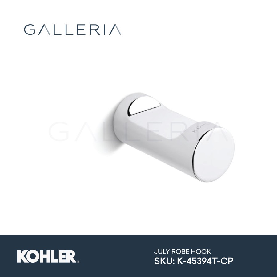 Jual Kohler July Robe Hook K-45394T-CP / Kohler Gantungan Kamar Mandi ...