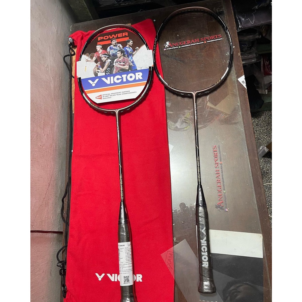 Jual Raket Badminton Victor THRUSTER K-HAWK F (TK-HAWK F) ORIGINAL ...