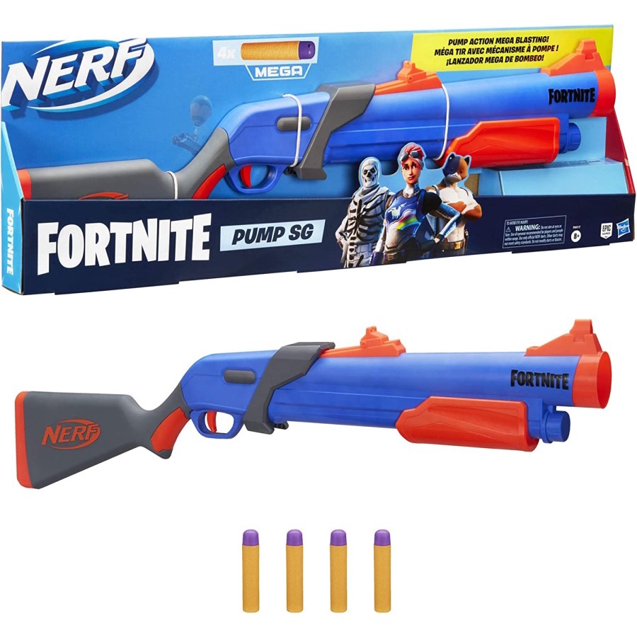 Jual NERF Fortnite Pump SG Blaster Pump Action Mega Dart Blasting by ...