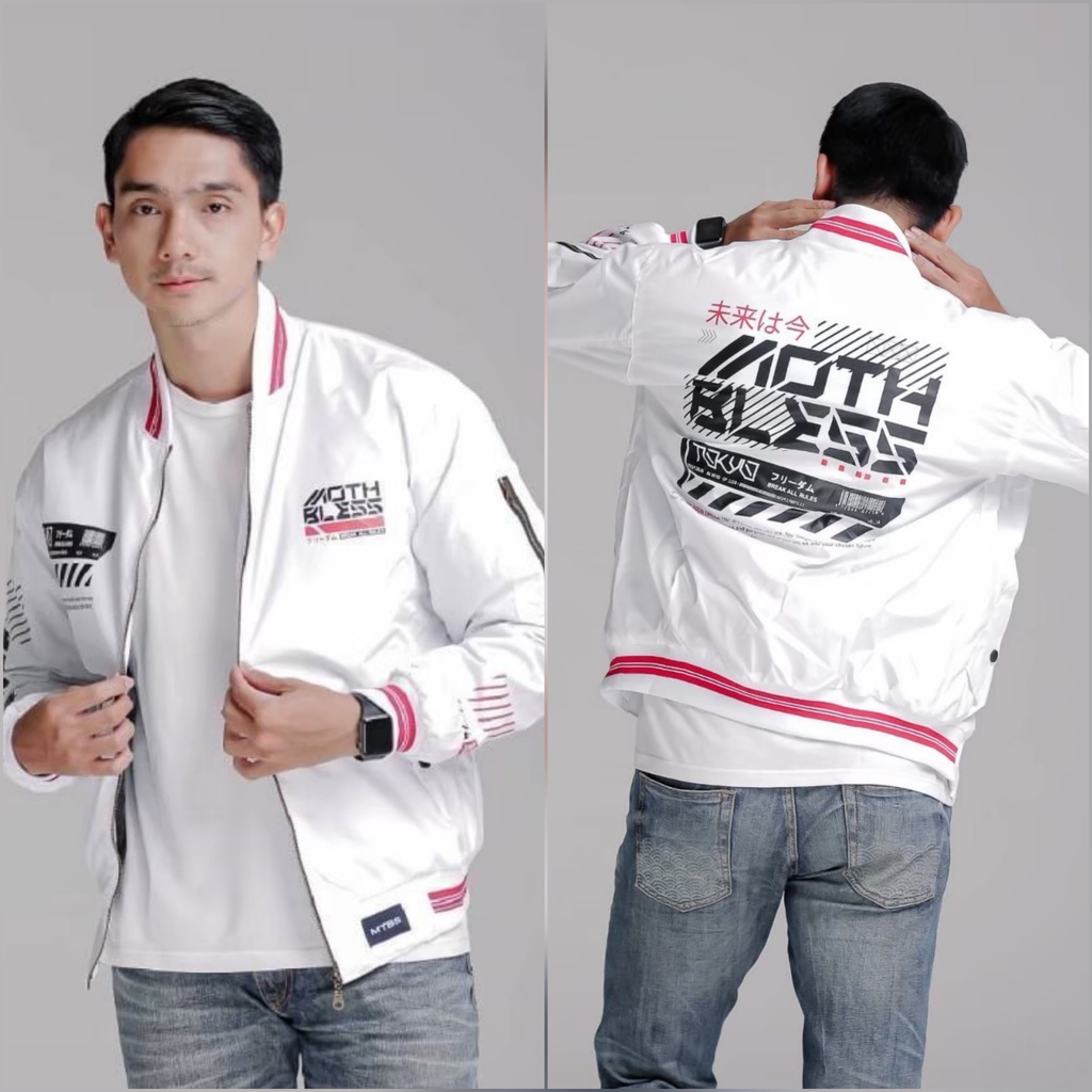 Jual Jaket Parasut Pria - Jaket Bomber Hoodie - Original Salvio Hexia | Shopee Indonesia