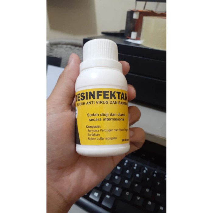 Jual Virkon BUBUK Repack Disinfektan virus kandang isi 90 gram no ...