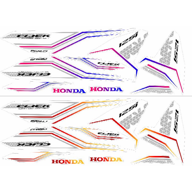 Jual Striping/Sticker vario led old 125/150 click vietnam list simple transparan | Shopee Indonesia